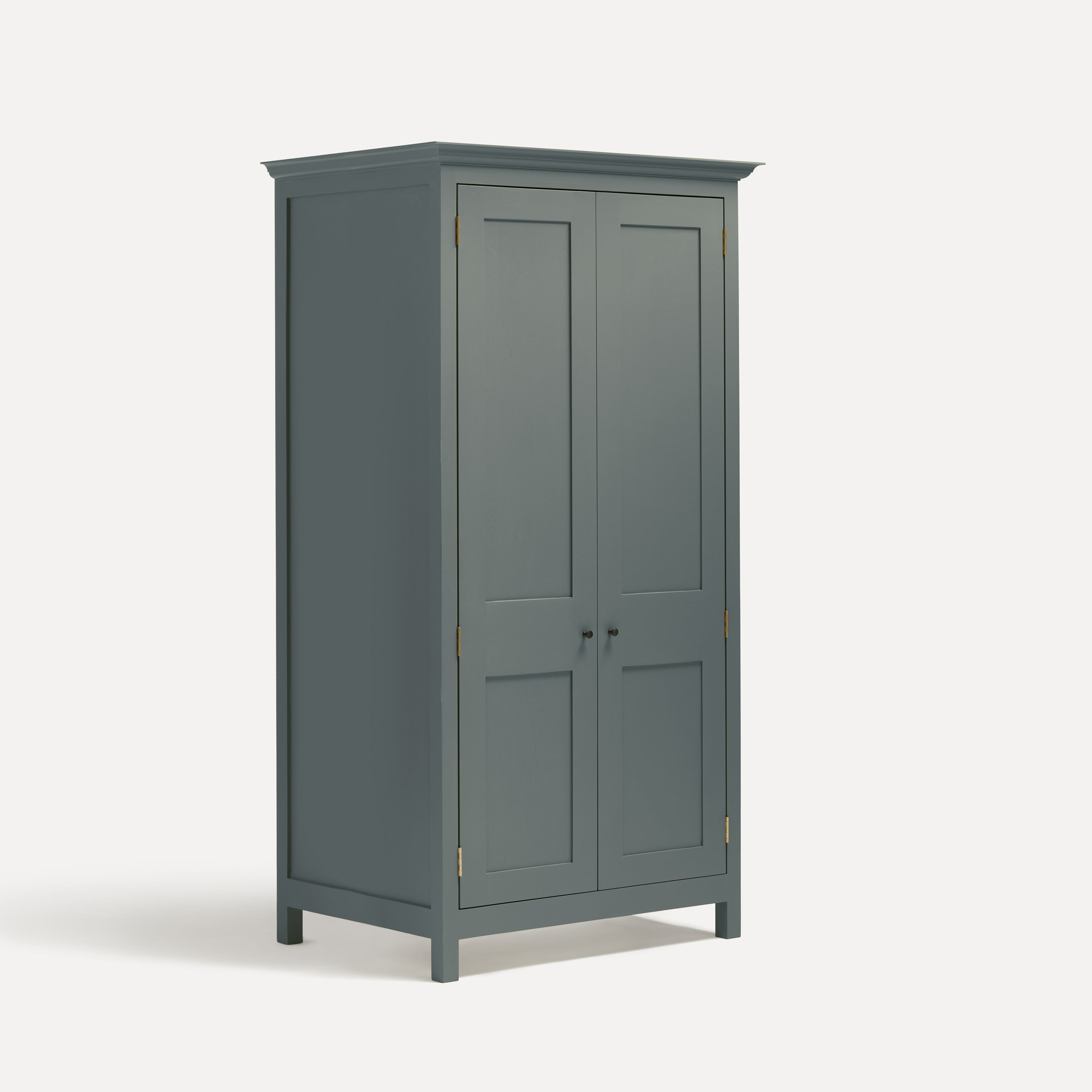 New-Shaker Armoire in Chalk Stream – Pilgrim House